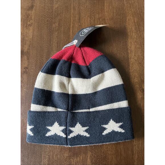Dorfman Pacific | Accessories | Dorfman Hat Co Beanie Red Navy Cream ...
